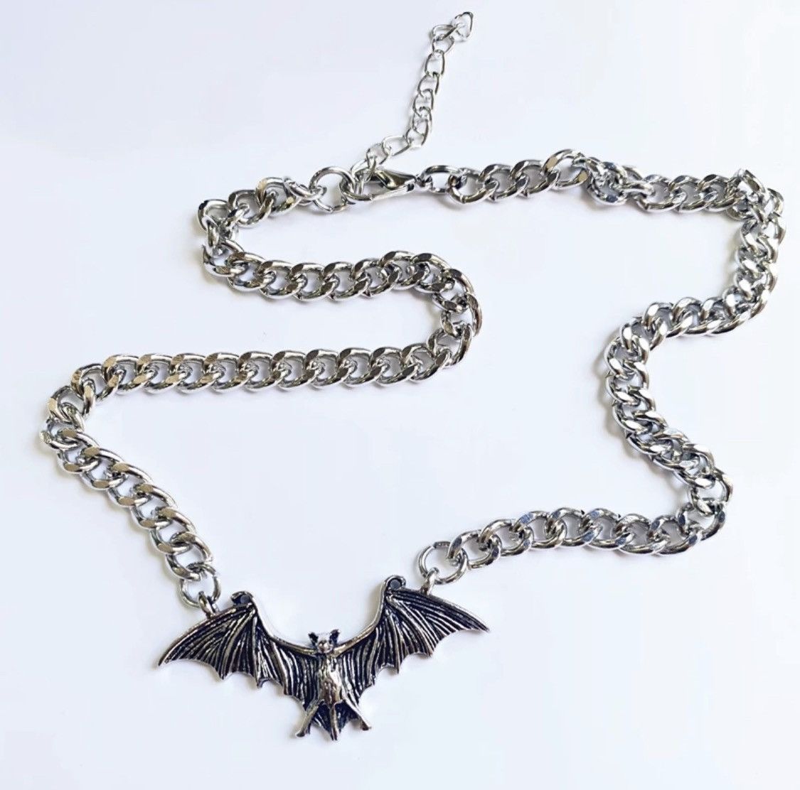 Jewelry × Streetwear × Vintage Chrome Hearts Inspired Bat Goth Choker ...