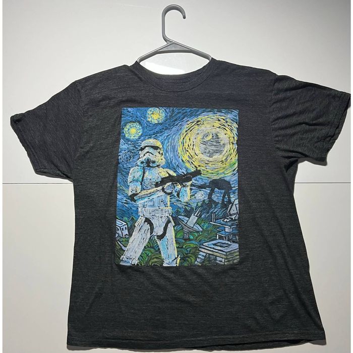Star Wars Star Wars Stormtrooper Van Gogh Starry Night Tee Shirt | Grailed