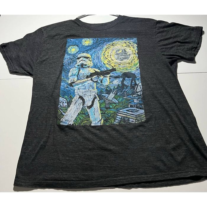 Star Wars Star Wars Stormtrooper Van Gogh Starry Night Tee Shirt | Grailed