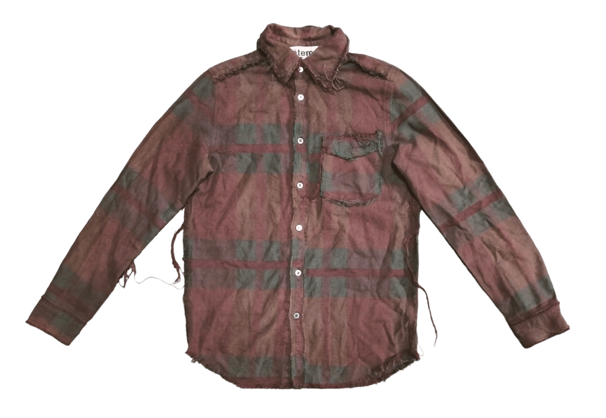 Designer Rare Vetement Flannel Shirt Button Down Nice Design | Grailed