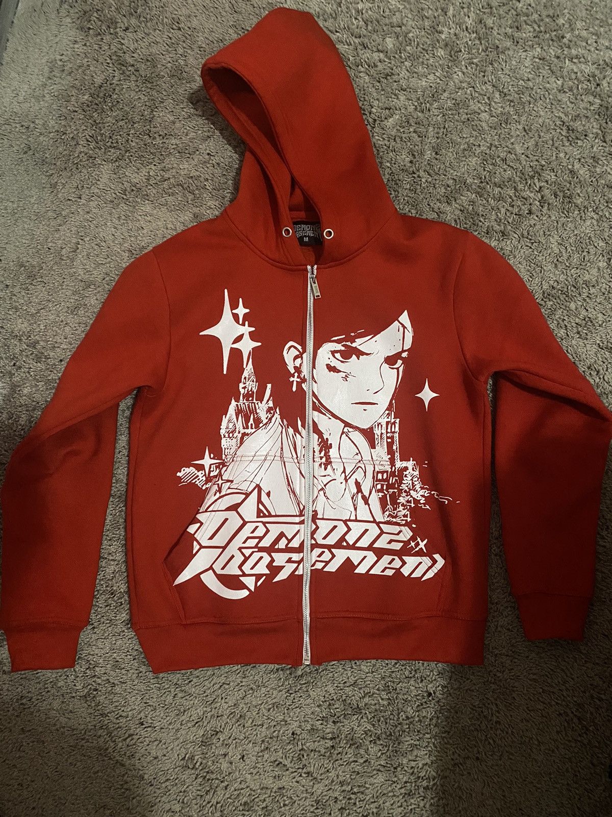 Streetwear Demons Basement Hoodie | Grailed