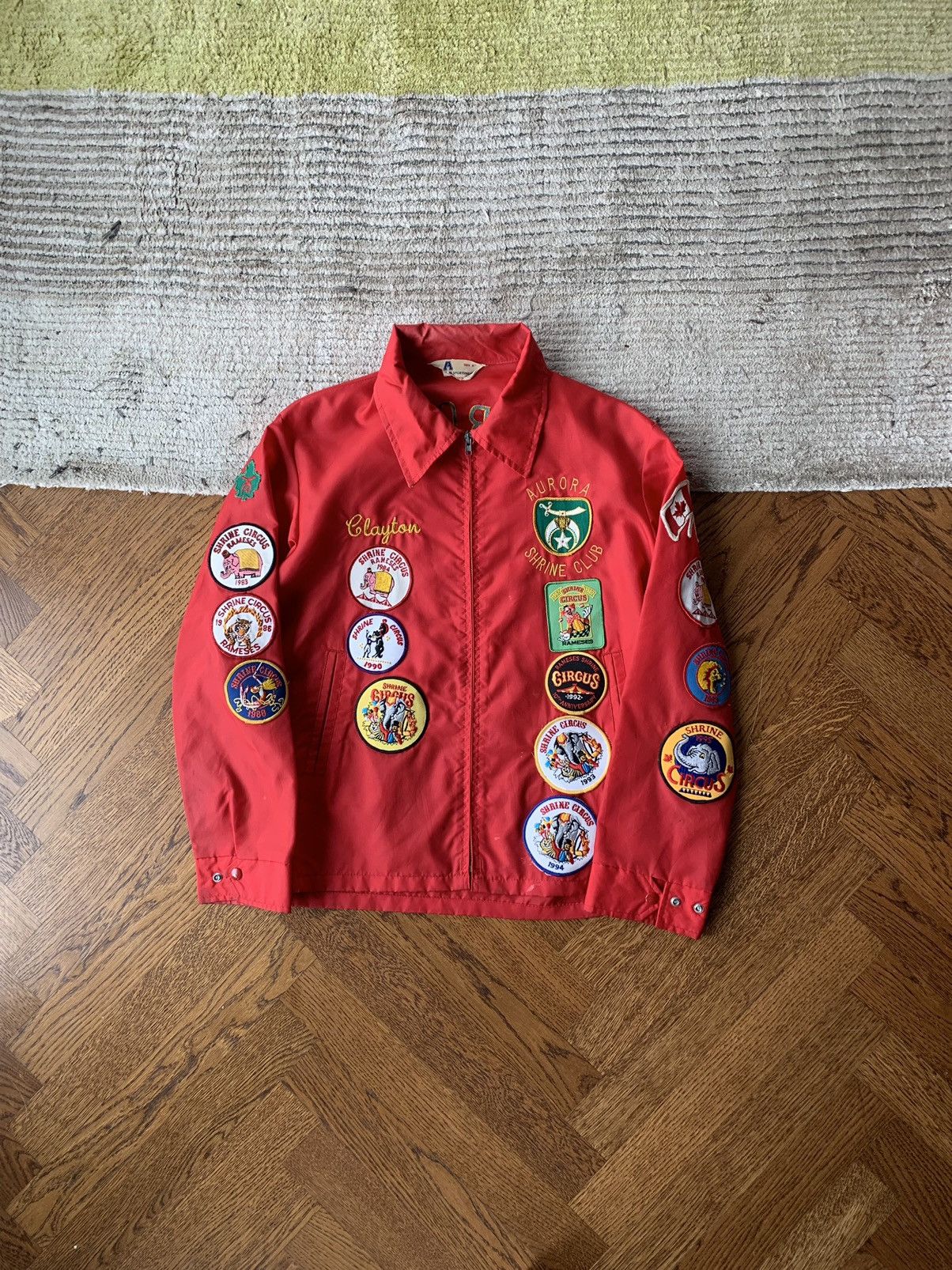 Archival Clothing × Japanese Brand × Vintage 80s Vintage Nylon Jacket ...