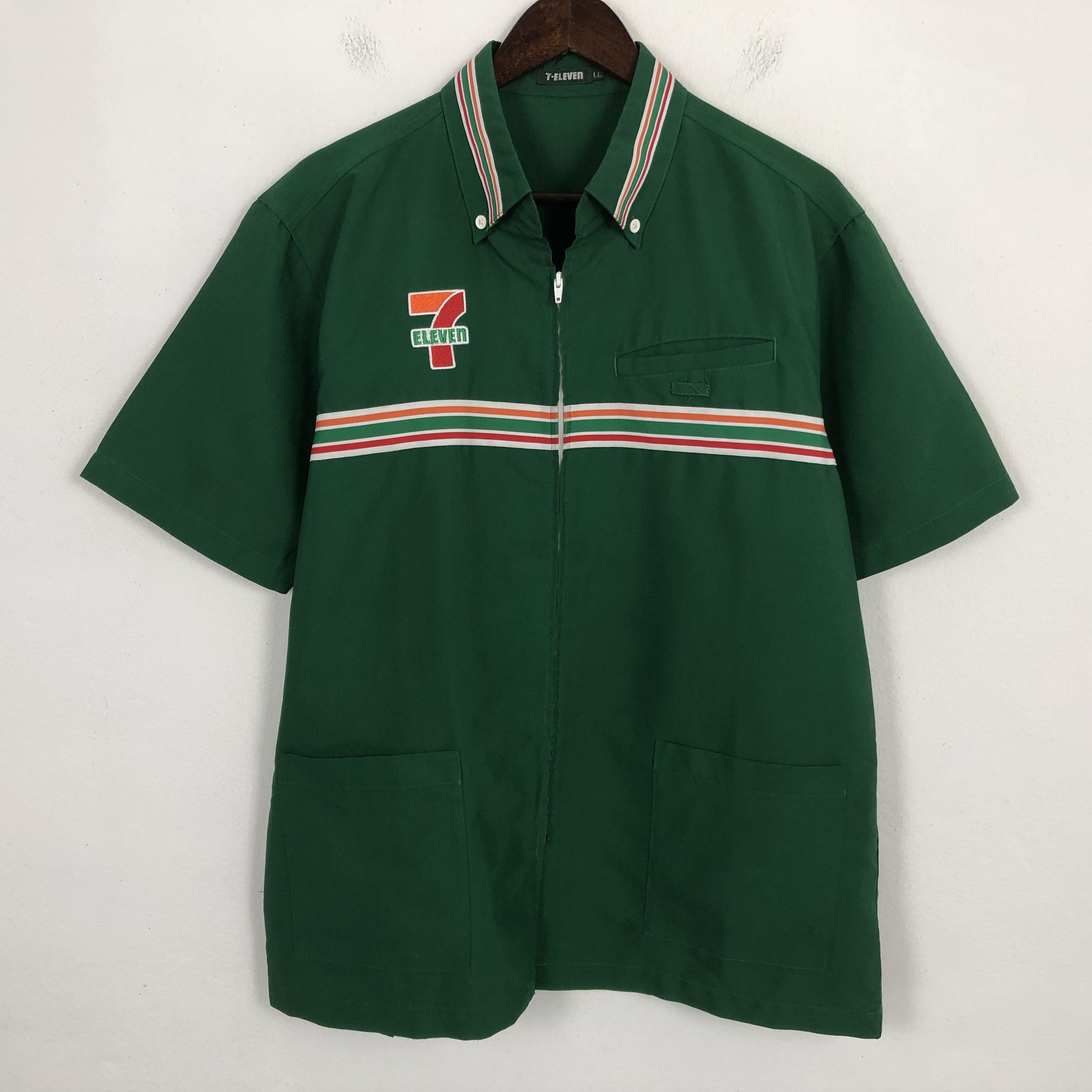 Logo 7 × Vintage × Workers Vintage 7 Eleven Worker Uniform Jacket | Grailed