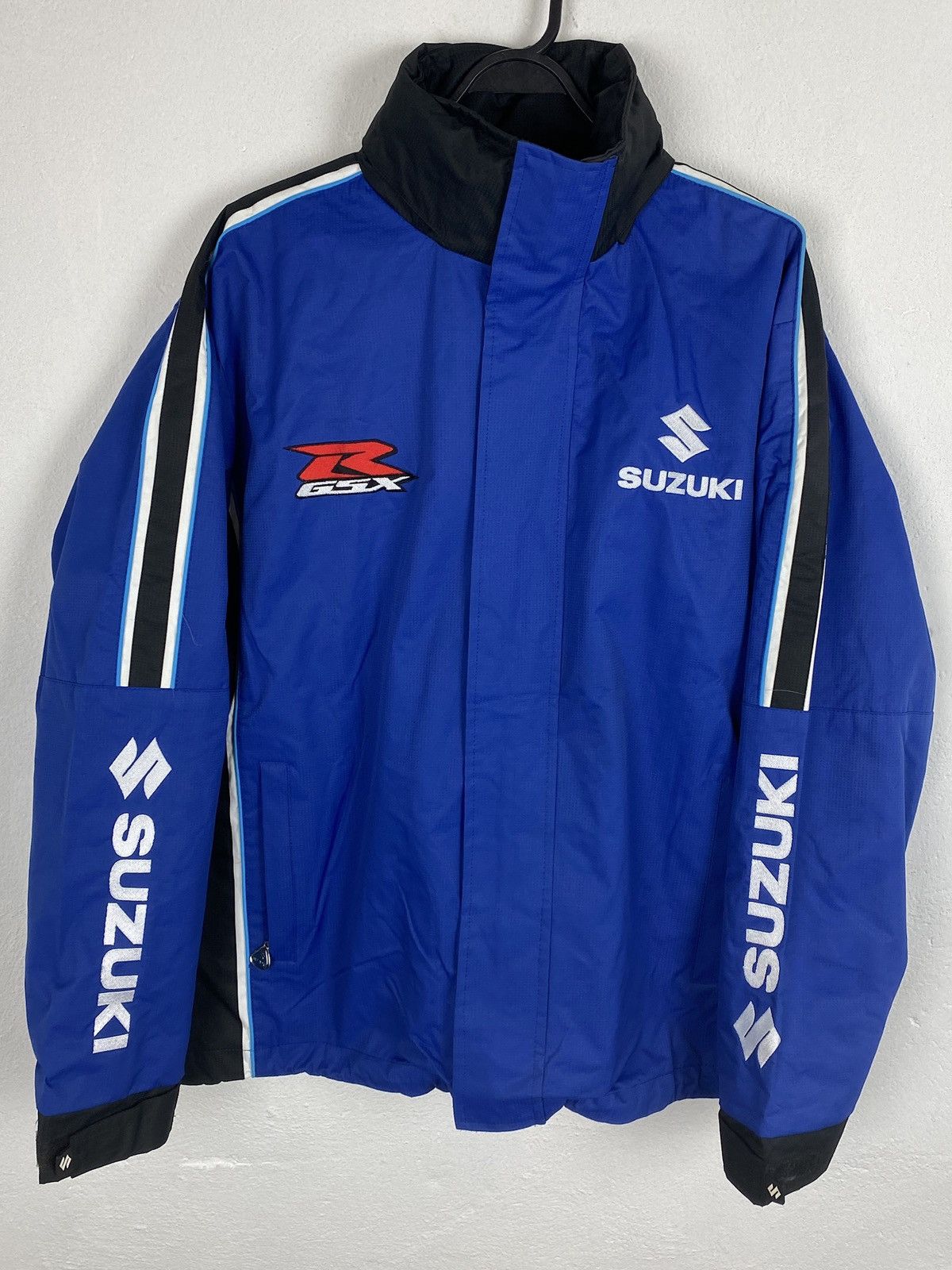 Vintage Vintage Suzuki GSX-R Weatherproof Jacket In Blue | Grailed