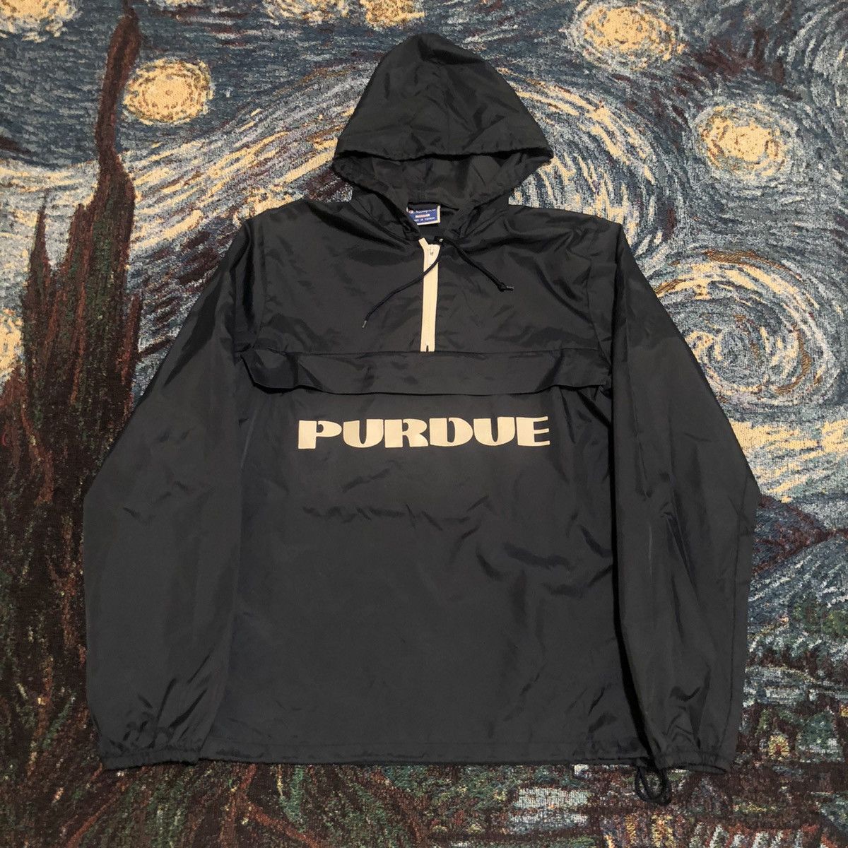 Champion × Streetwear × Vintage 80’s Purdue Champion Windbreaker | Grailed