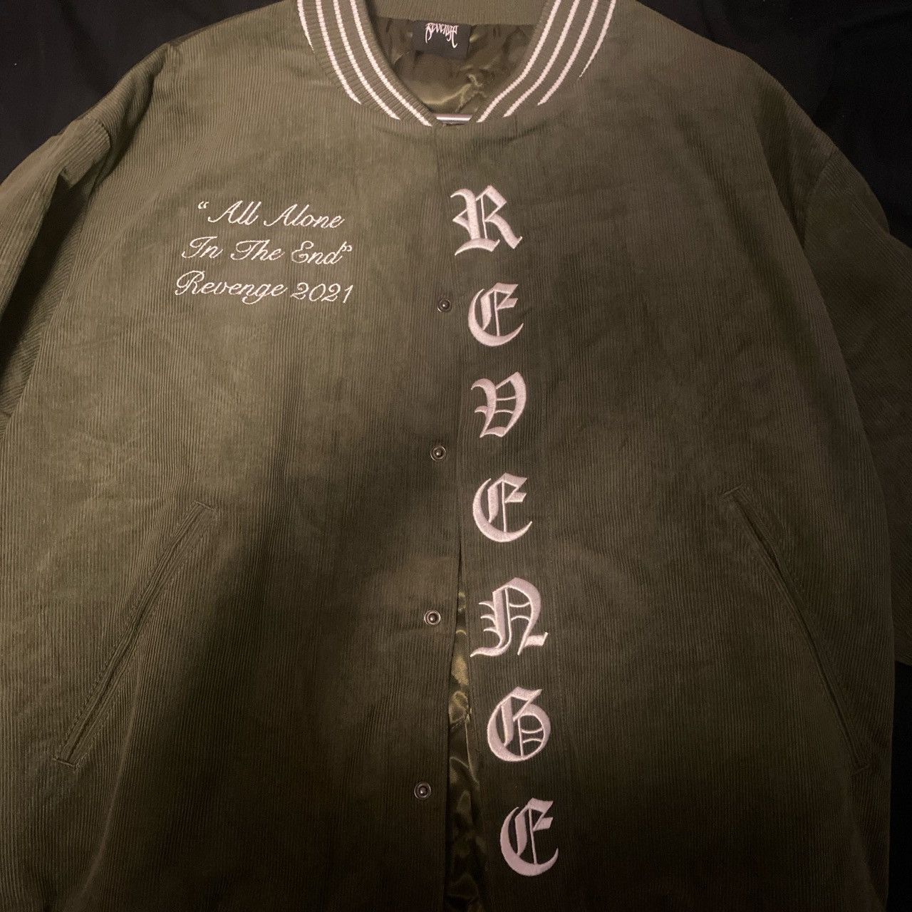 Revenge Revenge corduroy bomber jacket | Grailed