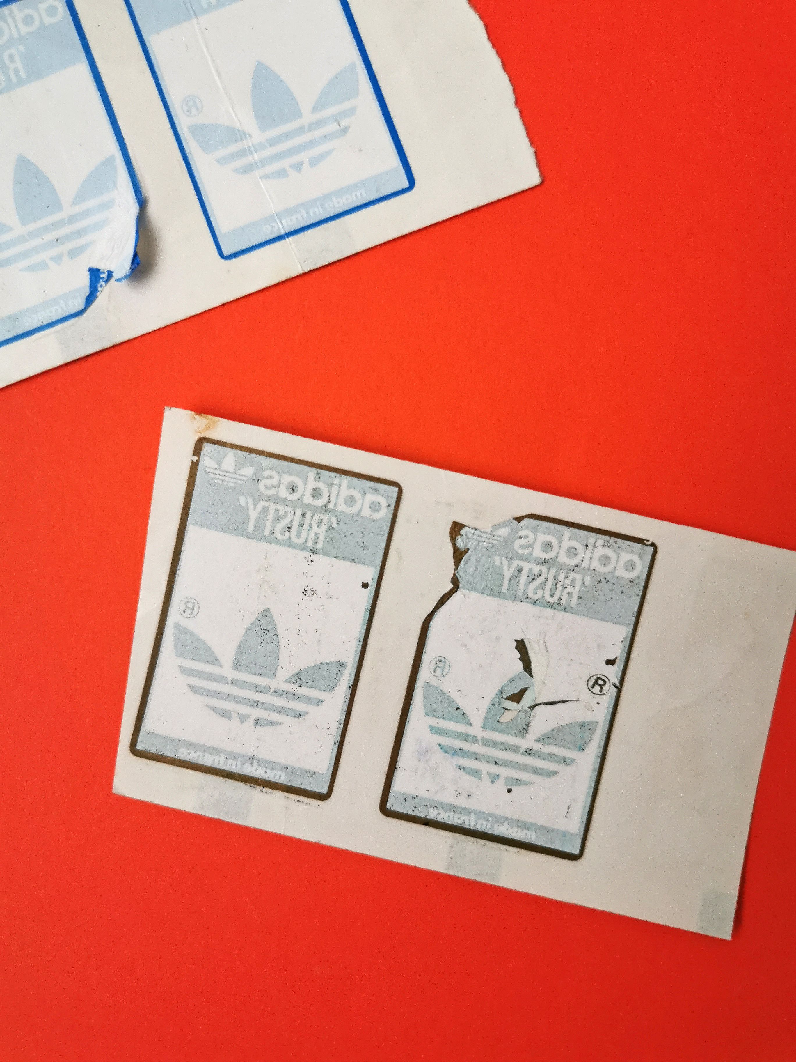 Adidas NOS 80s vintage adidas ROM RUSTY sneakers tongue labels OG | Grailed