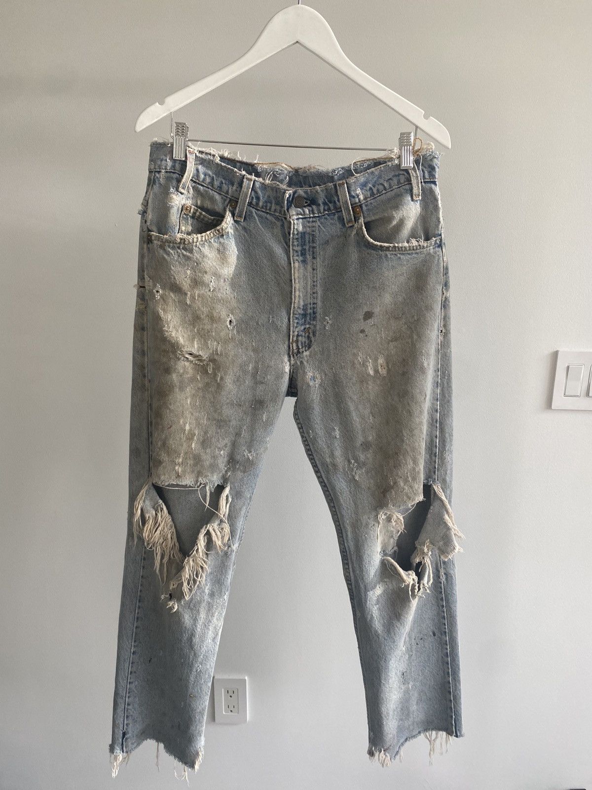 Vintage 1980's vintage Orange Tab Levi's 505 | Grailed