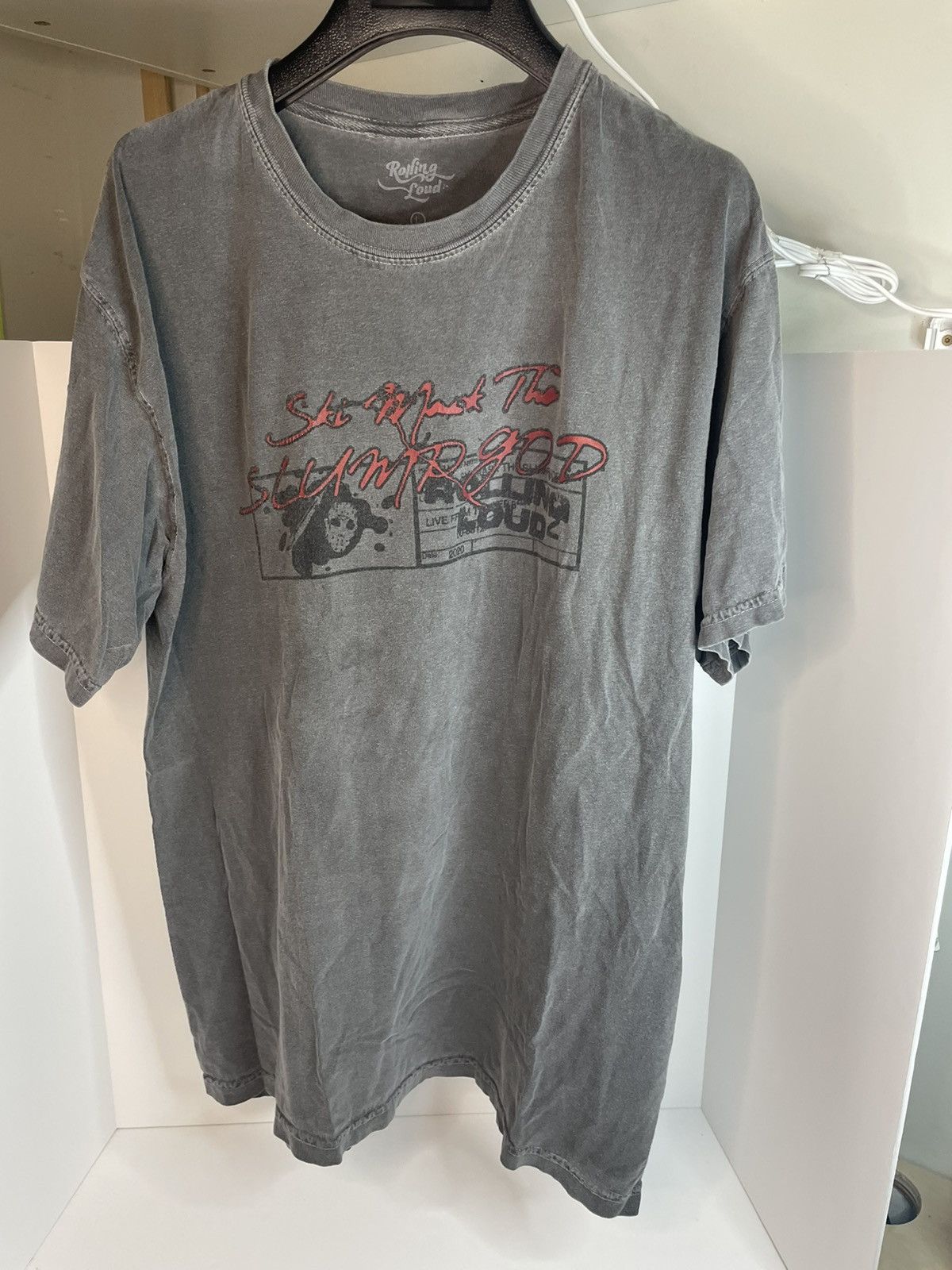 Band Tees × Rolling Loud × Streetwear Rolling Loud Ski Mask The Slump God Tee Grailed