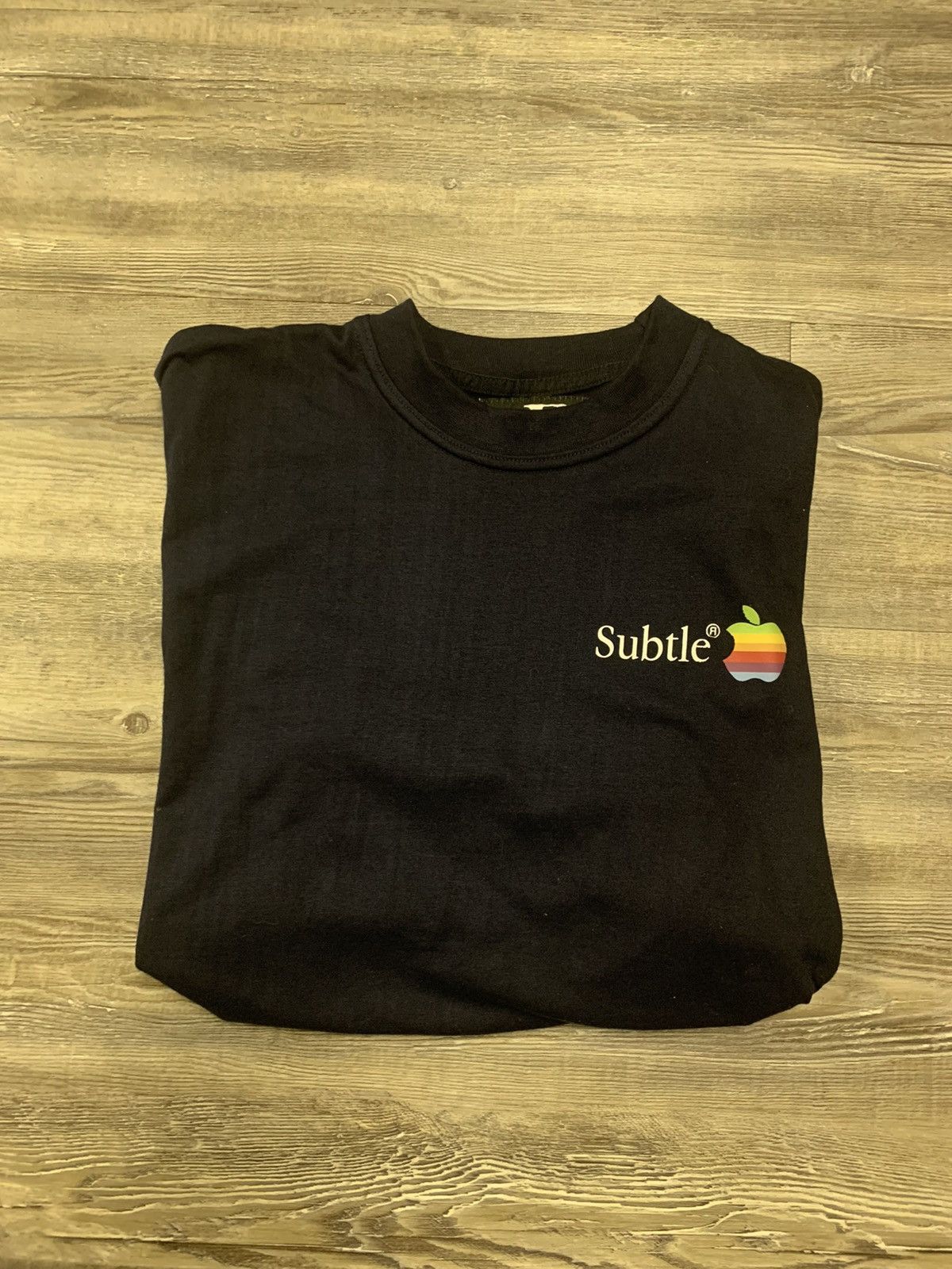 Streetwear Subtle Garments Apple Logo T-Shirt | Grailed