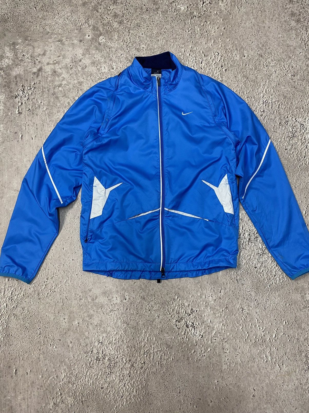 Nike Vintage Y2K nylon tracking light jacket transformer | Grailed