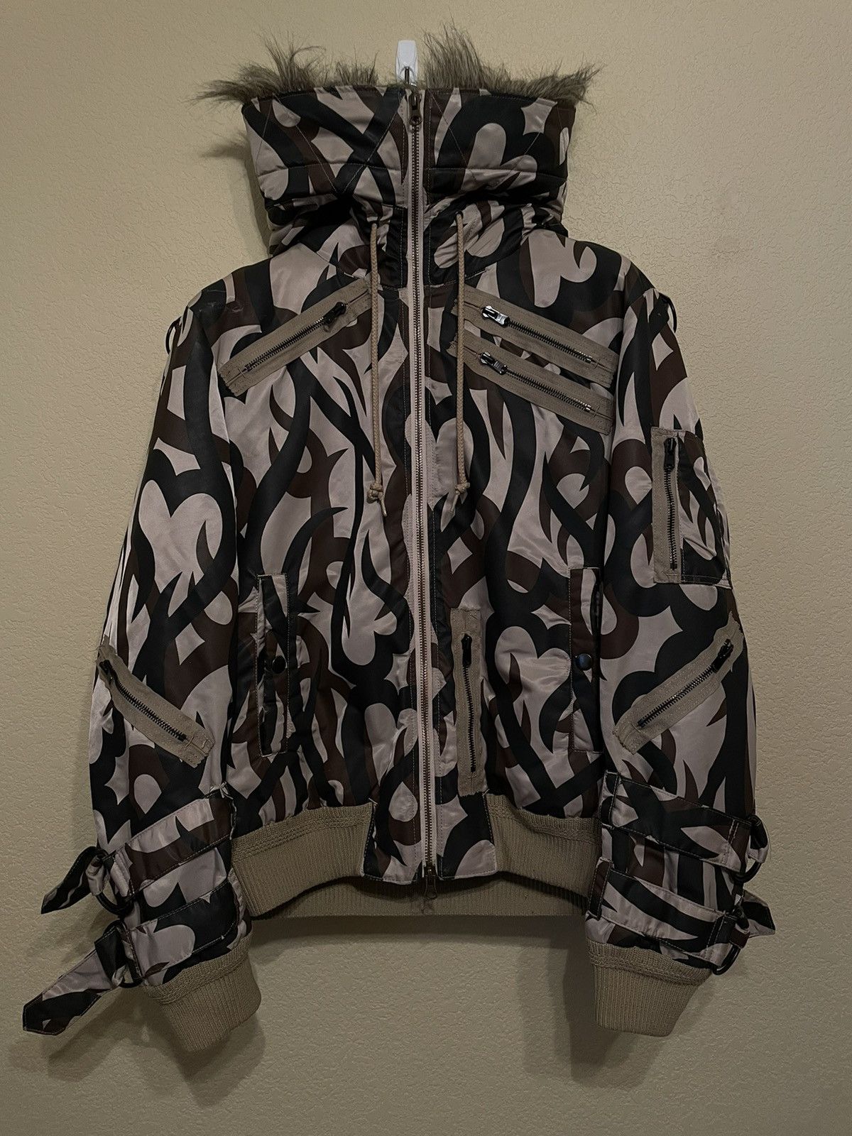 Number (N)ine Number Nine Tribal Fur Jacket / Bomber | Grailed