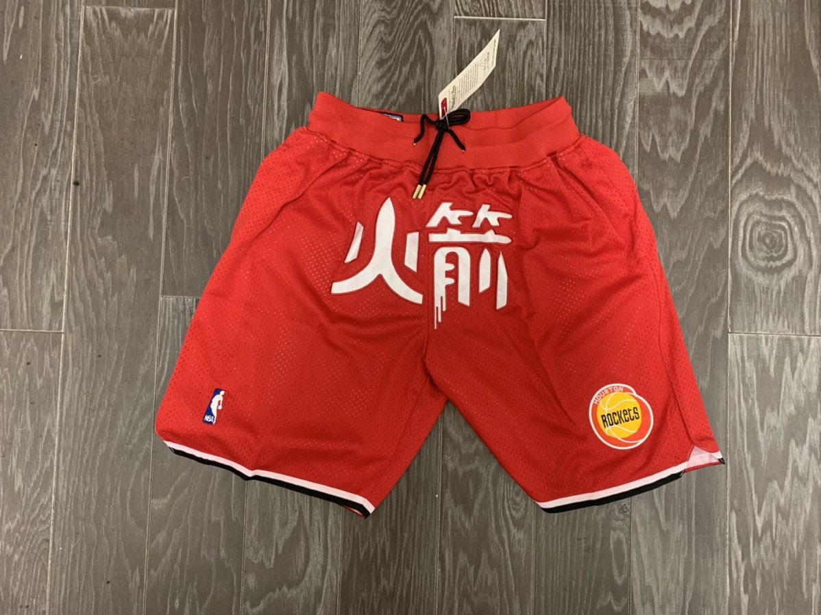 NBA × Streetwear × Vintage Houston Rockets China Shorts | Grailed