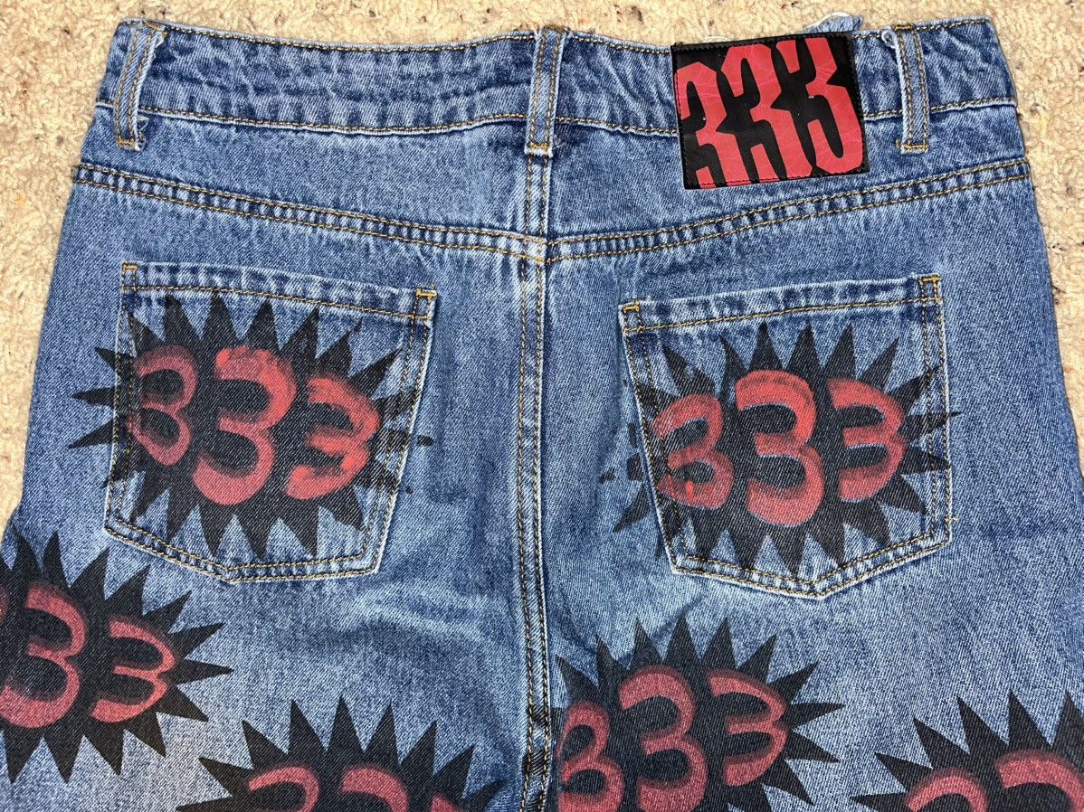 Half Evil Men’s Half Evil all over print pants | Grailed
