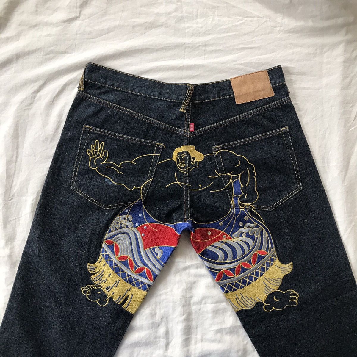 Red Monkey Company Vintage Red Monkey Company Denim Sumo Wrestling ...