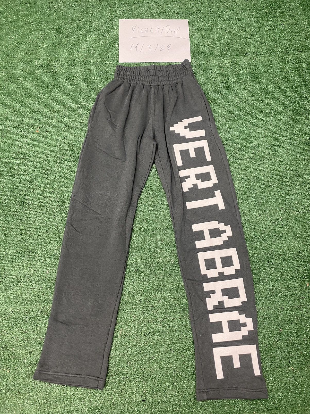 Vertabrae Vertebrae Sweatpants Grey/White | Grailed