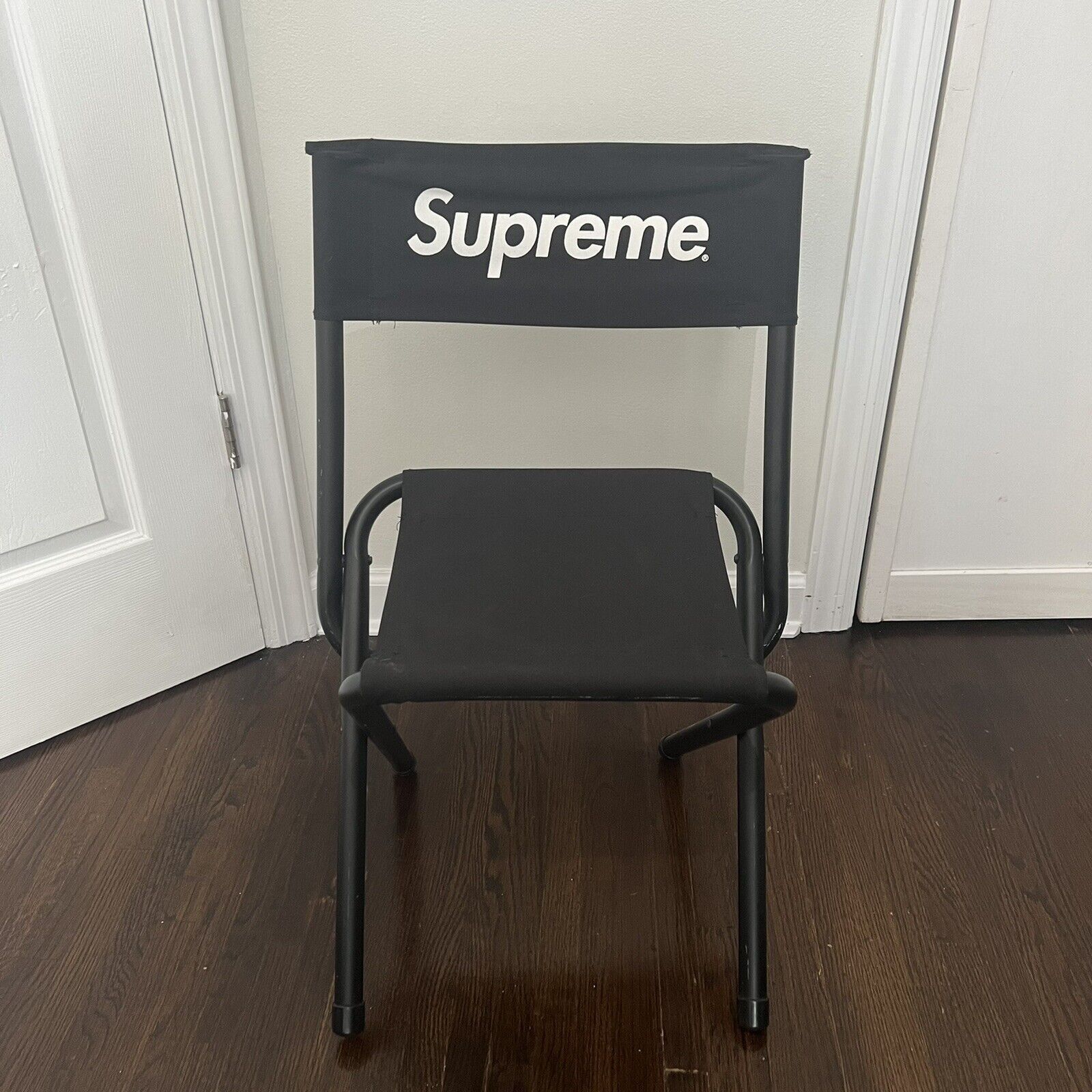 Supreme SS15 Supreme Coleman Folding Director Chair box Logo 2015 | Grailed