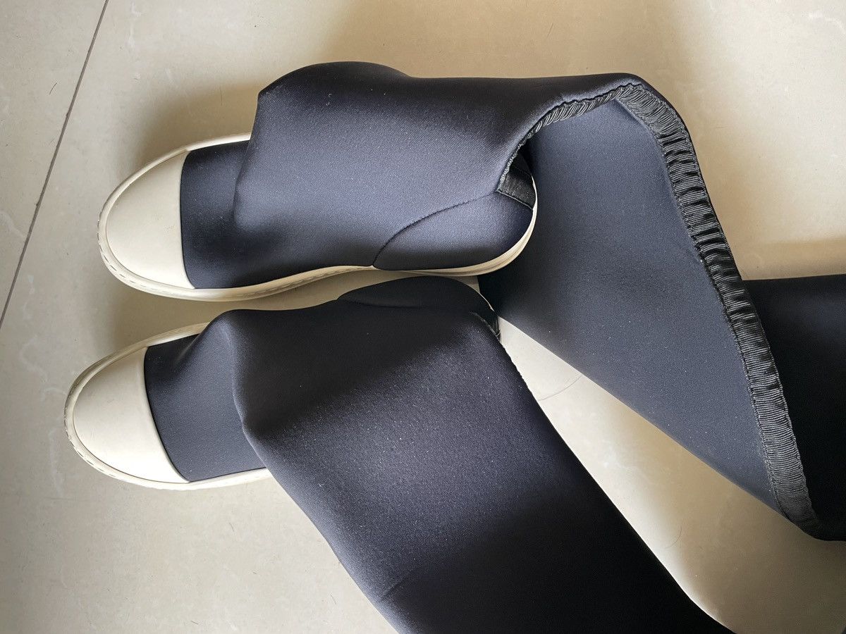Rick Owens sz37-Rick owens knee-high sock ramones boots | Grailed