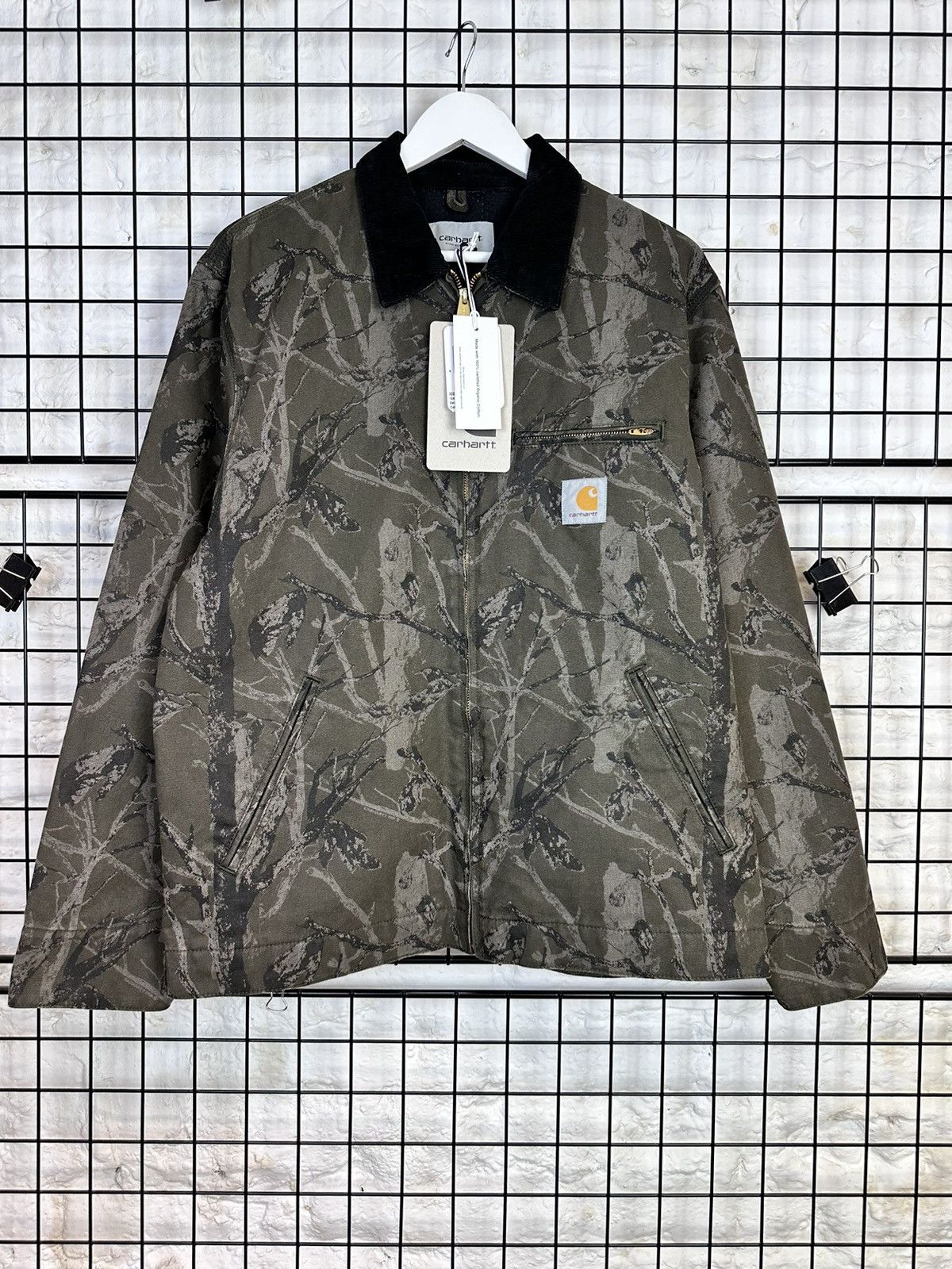Carhartt × Carhartt Wip Carhartt WIP Detroit Jacket camo tree men L ...
