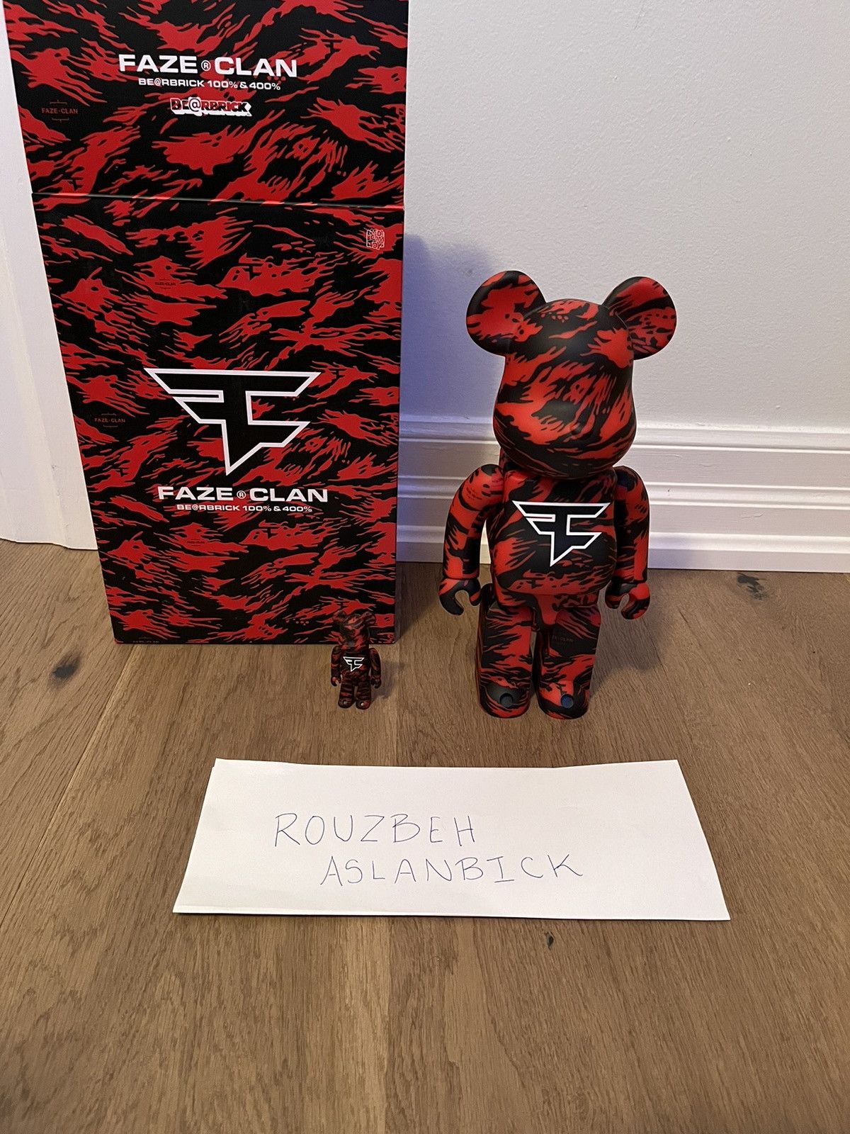 Medicom Bearbrick Faze Bearbrick | Grailed