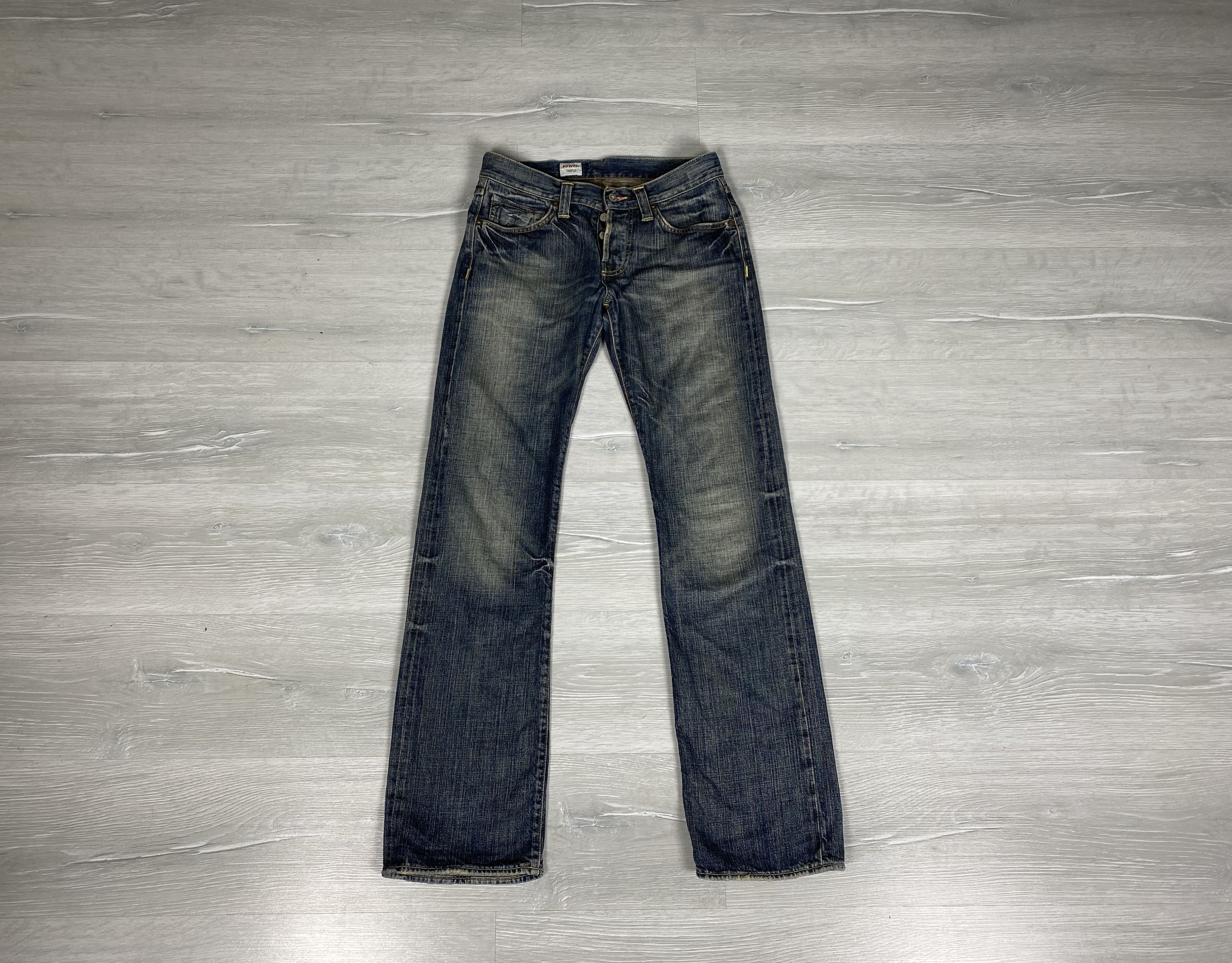 Distressed Denim × Edwin × Very Rare Iconic Vintage Edwin ED-47 ...