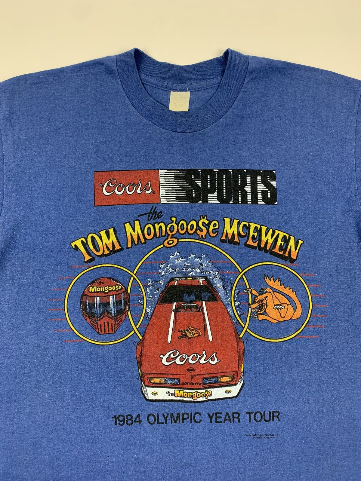 Vintage Vintage 1984 Tom mongoose Mcewen NHRA drag racing t shirt | Grailed