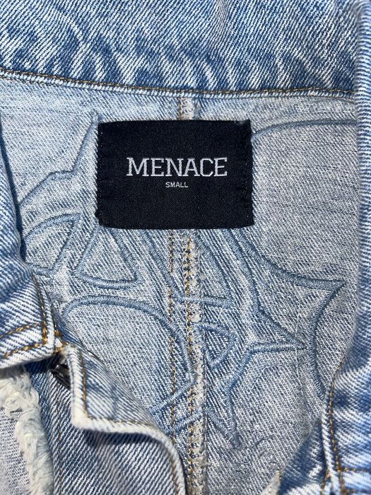 Menace MENACE Iconography Denim Patch Work Jacket | Grailed
