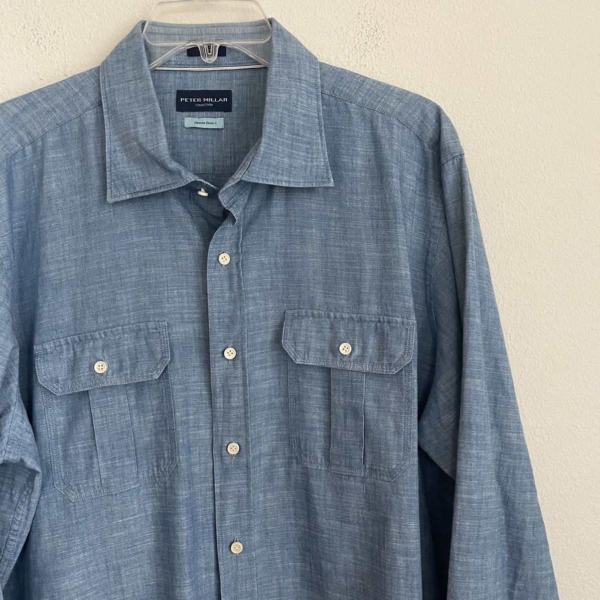 Peter Millar Peter Millar Collection Japanese Denim Button Down LS ...