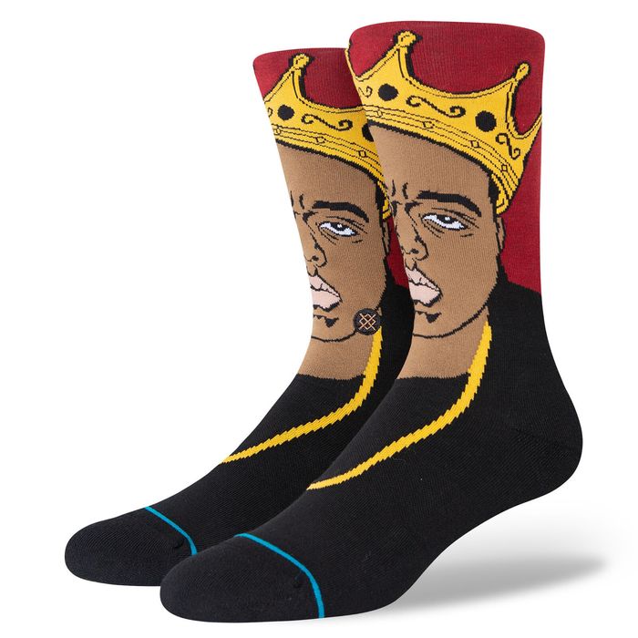 Stance Socks Notorious BIG Biggie Resurrected Socks Large BadBoy BKLYN ...