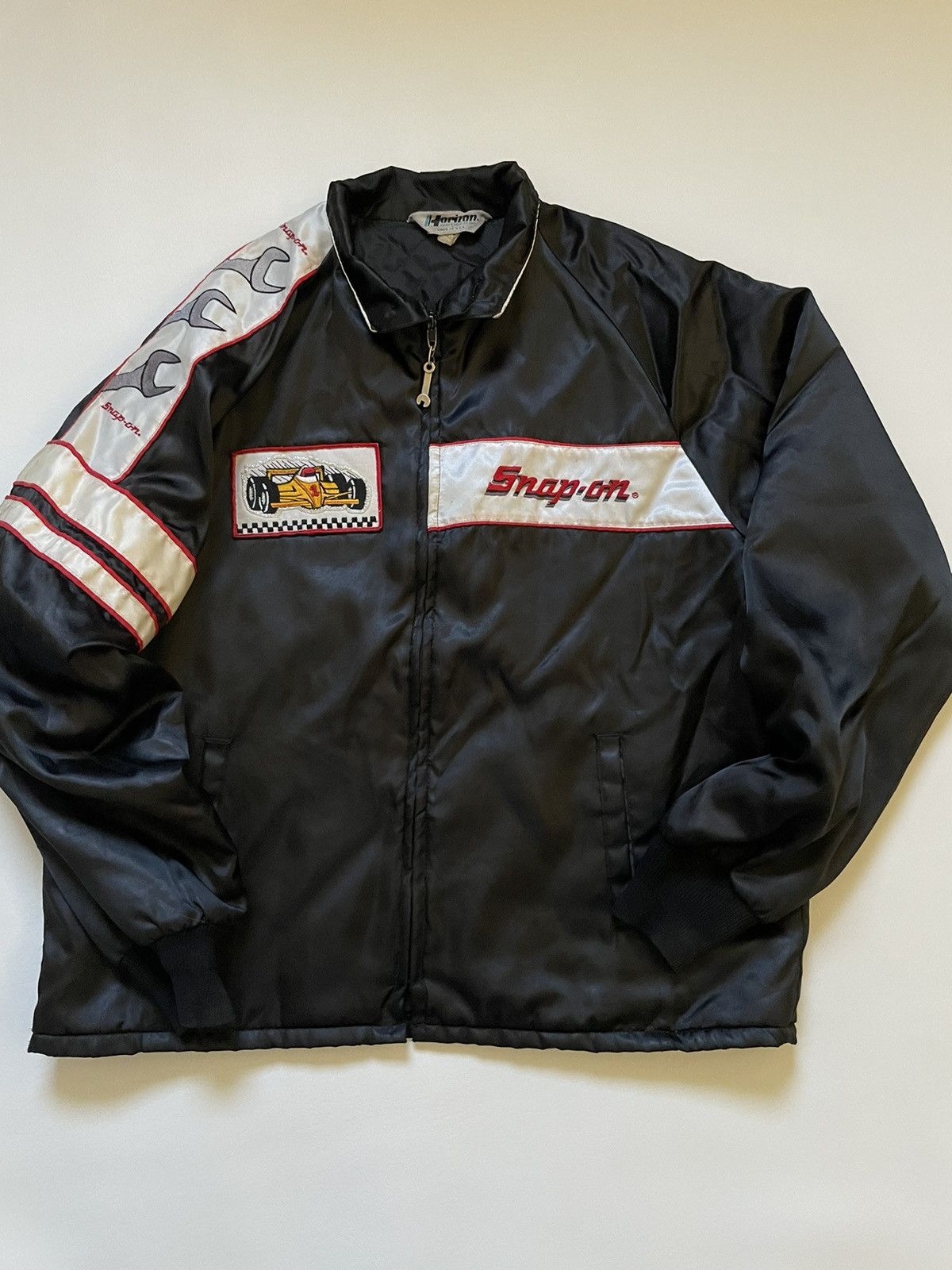 Racing × Streetwear × Vintage Vintage snap on racing jacket | Grailed