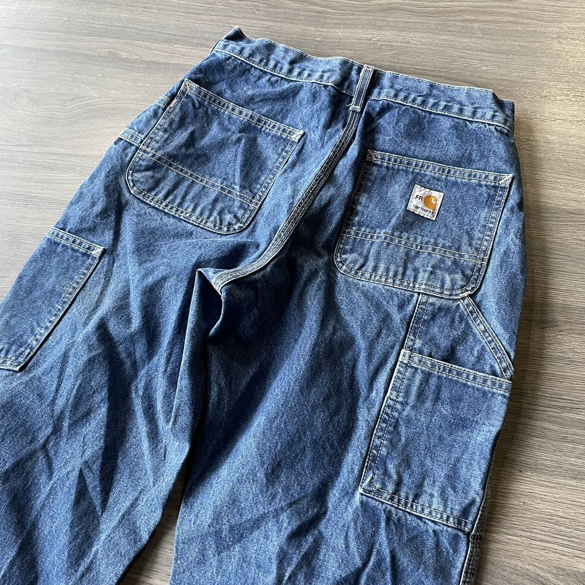 Vintage Vintage Carhart FR denim Carpenter Style Workwear Pants (29W ...