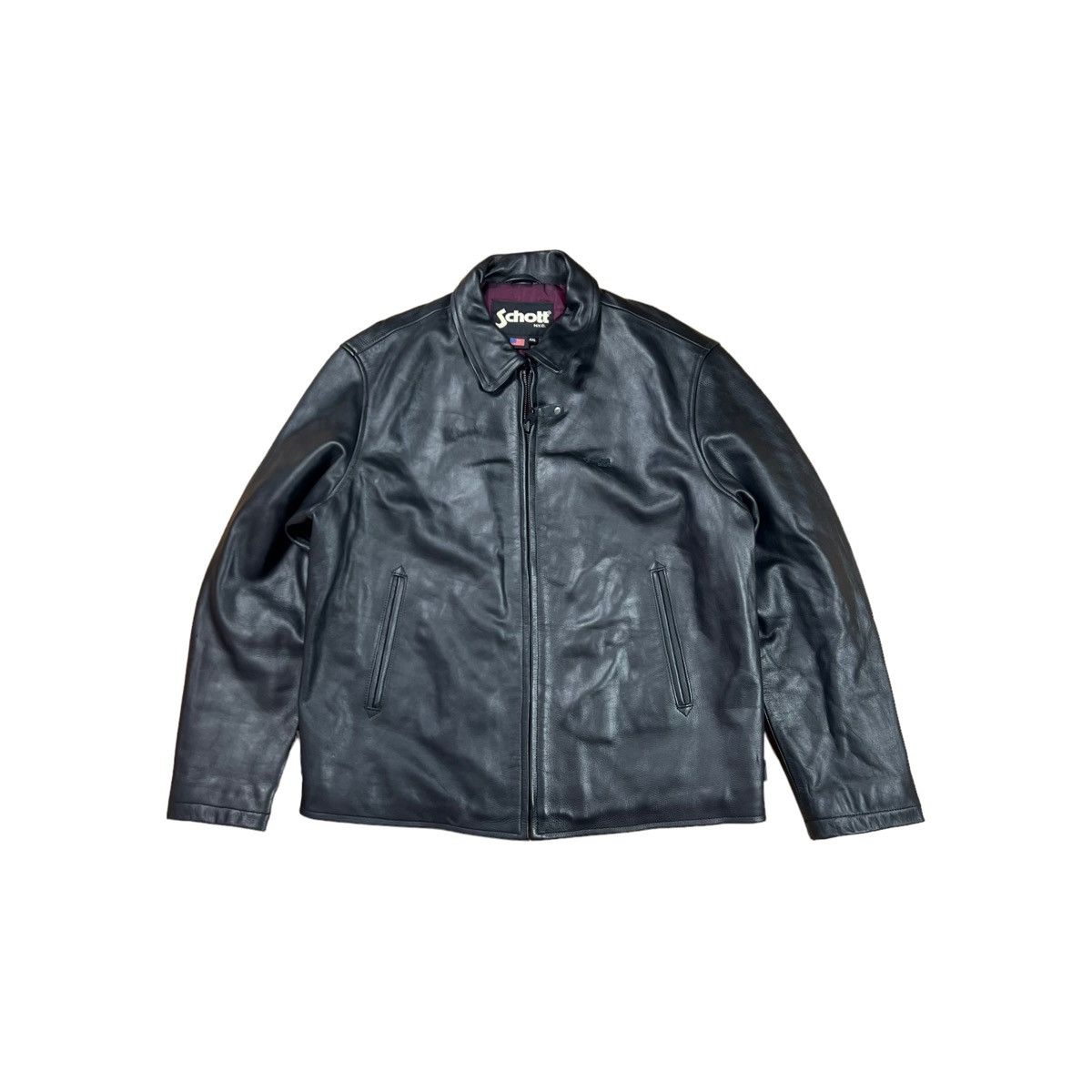 Vintage Schott Vintage Leather Jacket Vintage 90s 00s | Grailed