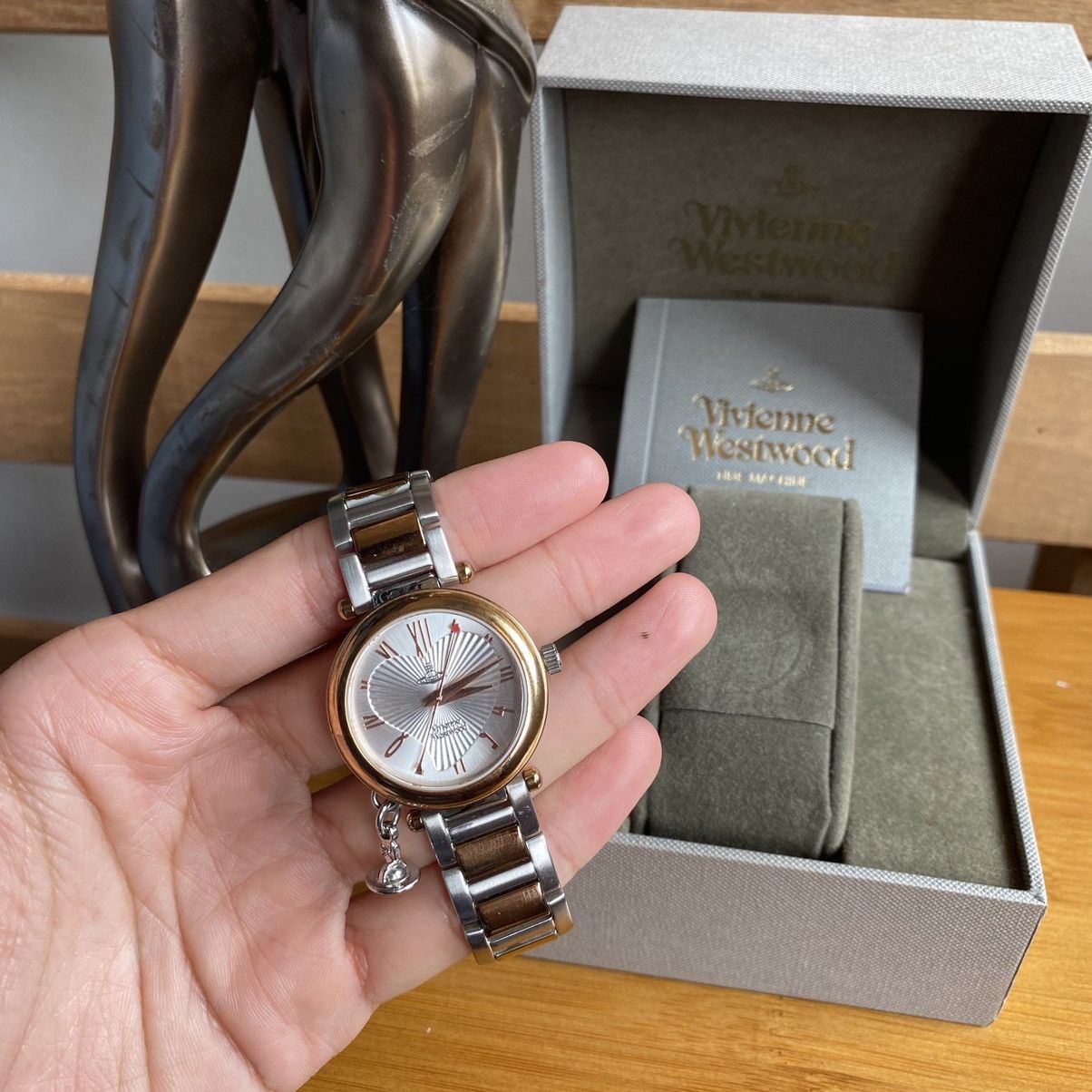 Vivienne Westwood Heart Watch With Orb Pendant | Grailed