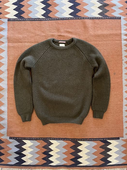 Apolis 100% Alpaca Sweater (Olive) | Grailed