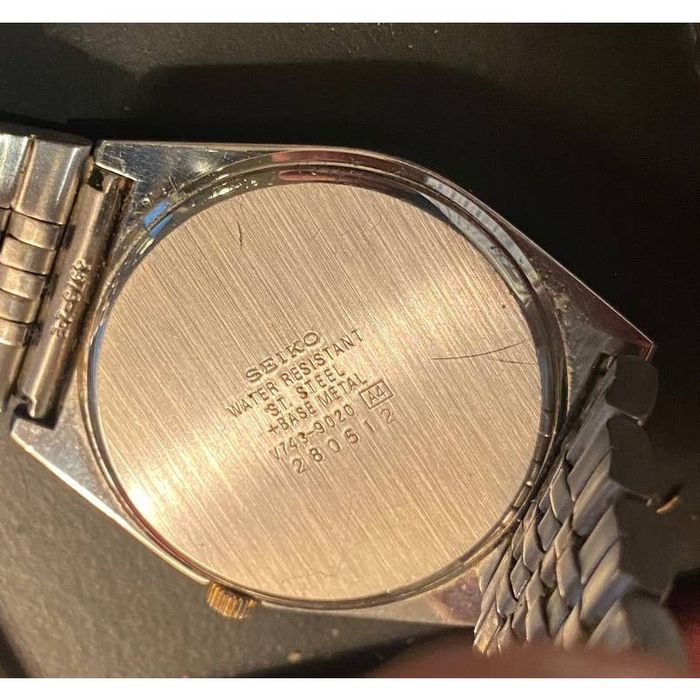 Seiko VTG Men's Two Tone Seiko Watch, V743-9020 A4, Day/Date | Grailed