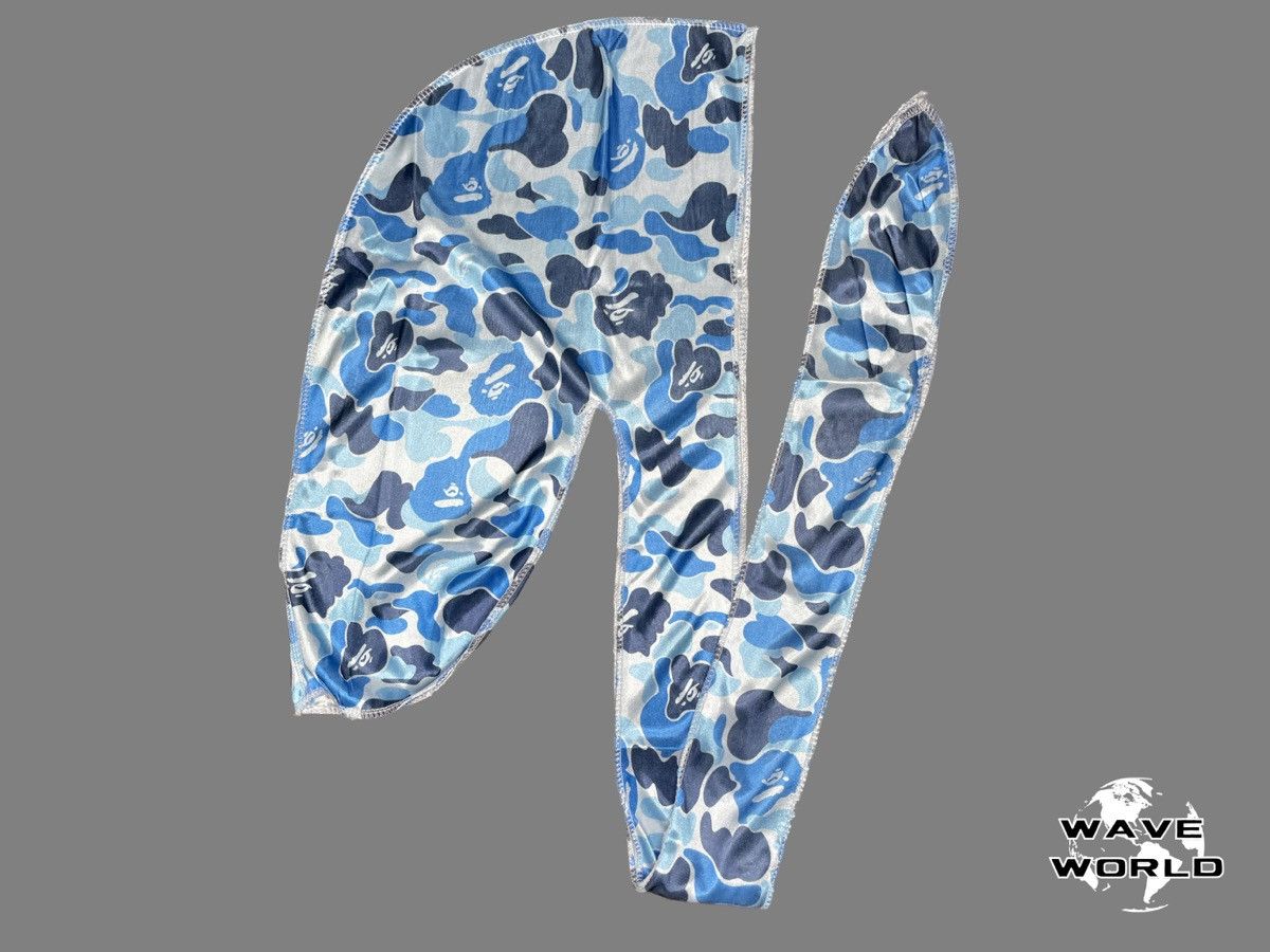 Designer DESIGNER SILKY DURAG “BLUE APE” | Grailed