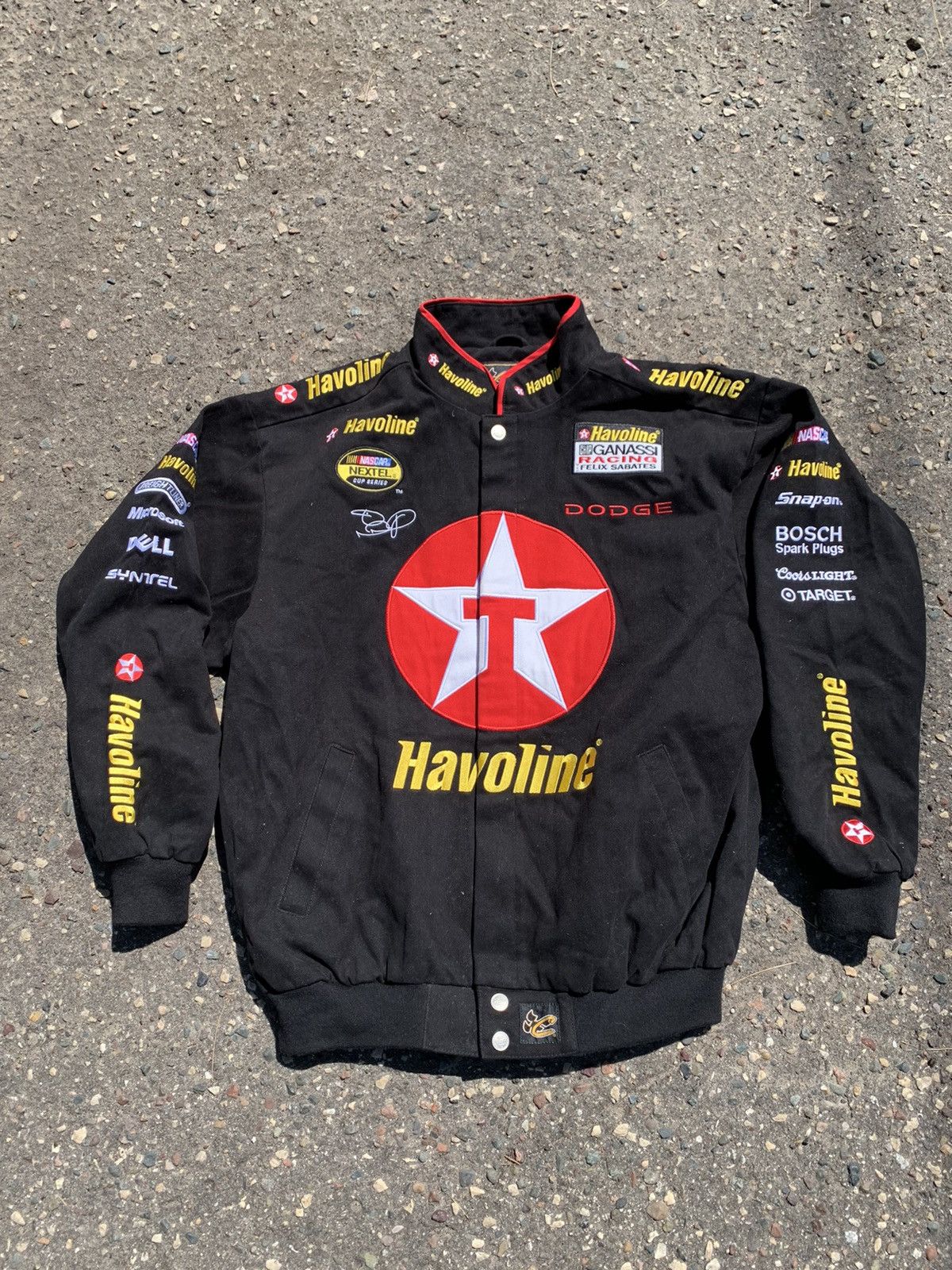 NASCAR × Vintage Vintage Halvoline Drivers Line NASCAR Pit Jacket | Grailed