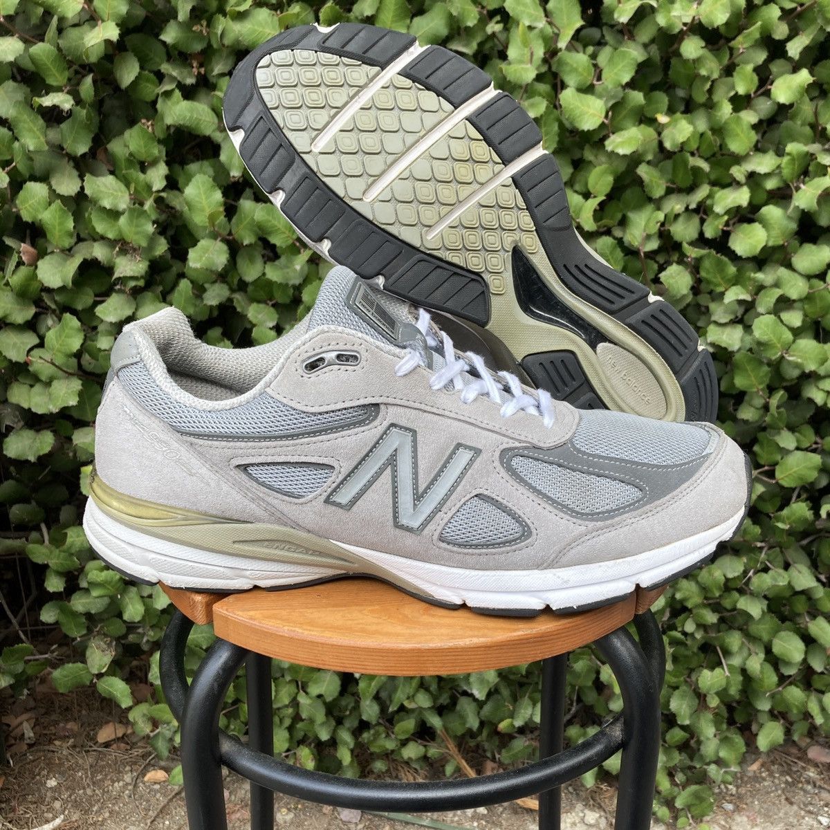 New Balance New Balance 990 V4 990V4 Made In USA Low USA M990GL4 Grey ...