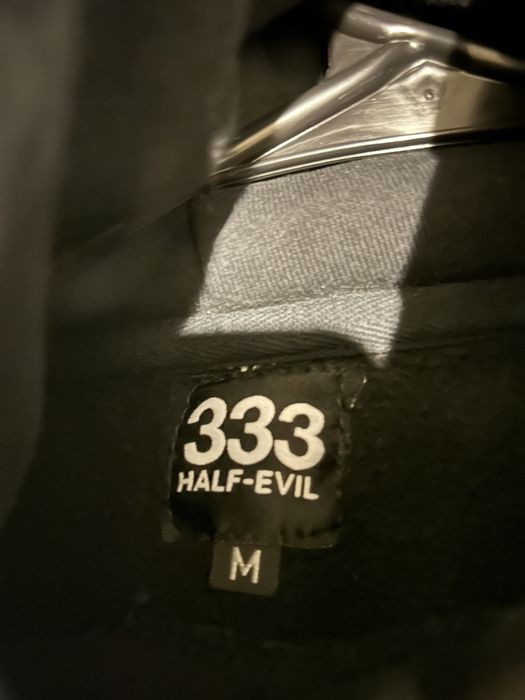 Half Evil Half Evil Embroidered Hoodie | Grailed