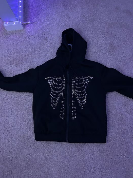 Vintage Rhinestone Skeleton Jacket | Grailed