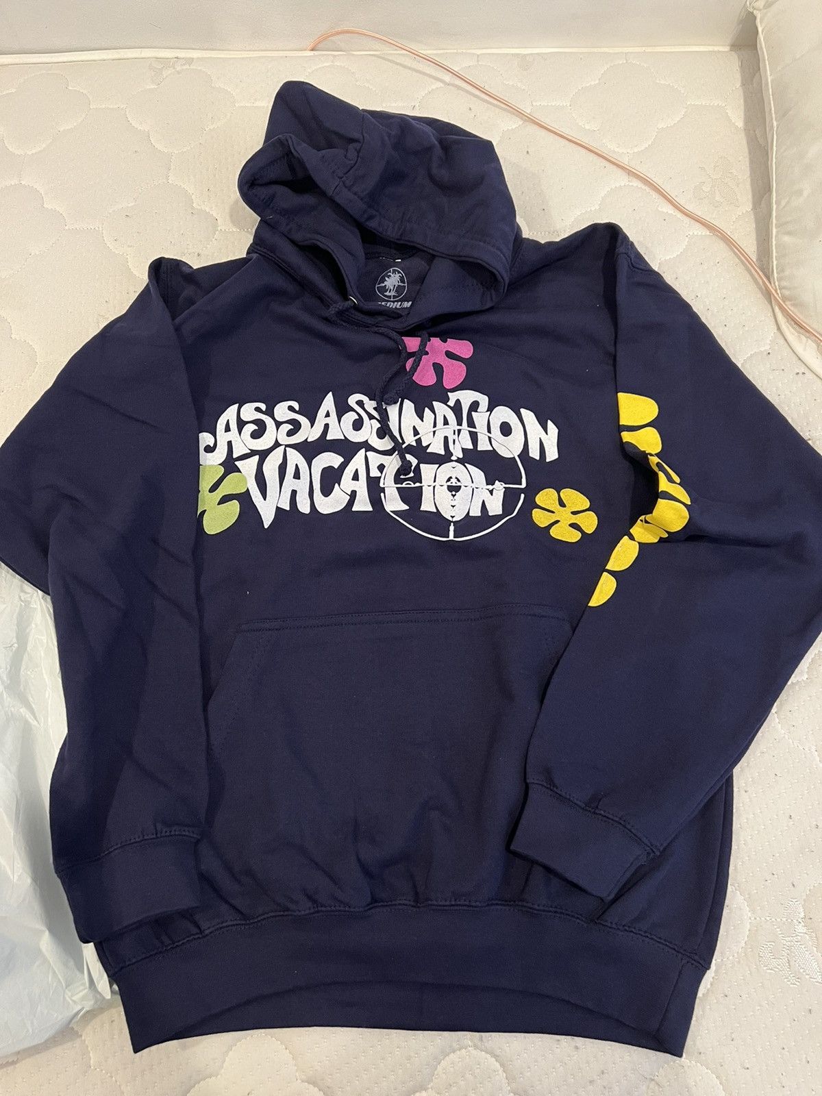 Octobers Very Own Drake Assassination Vacation Navy Hoodie | Grailed
