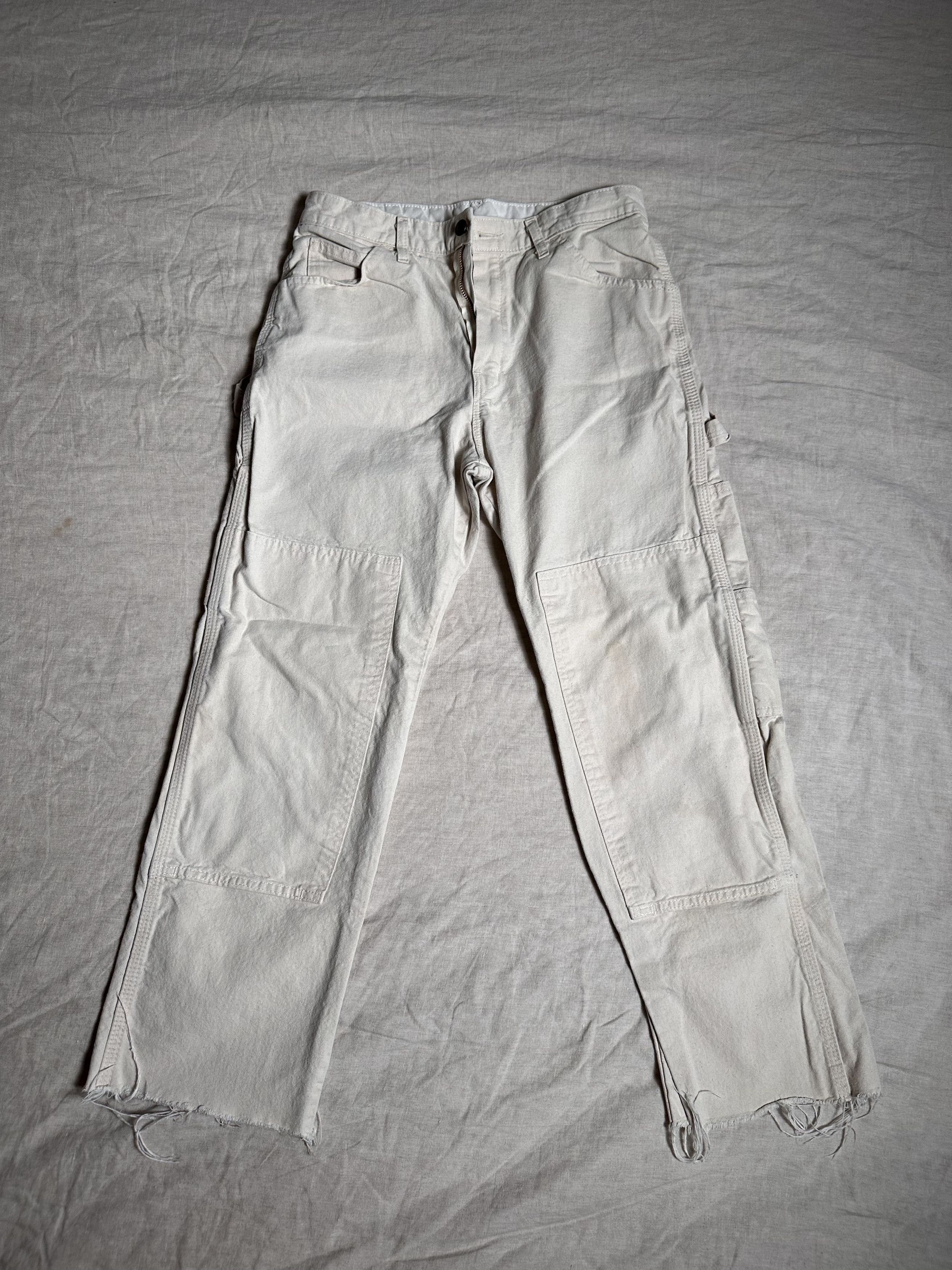 Dickies off white dickies cropped cargo pants | Grailed