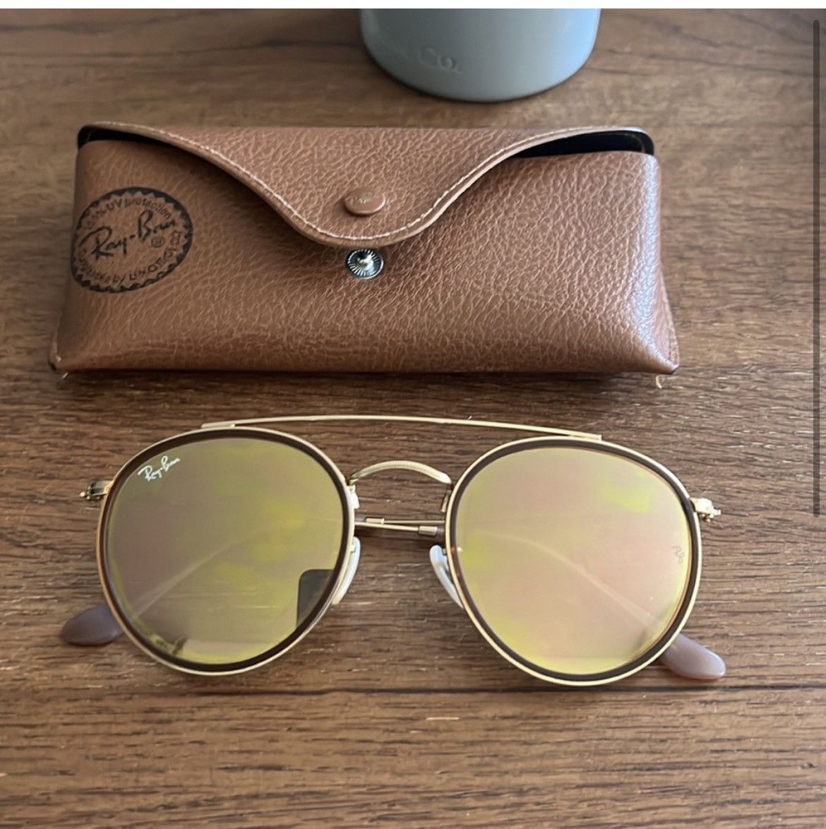 RayBan Rayban round double bridge sunlglasses | Grailed