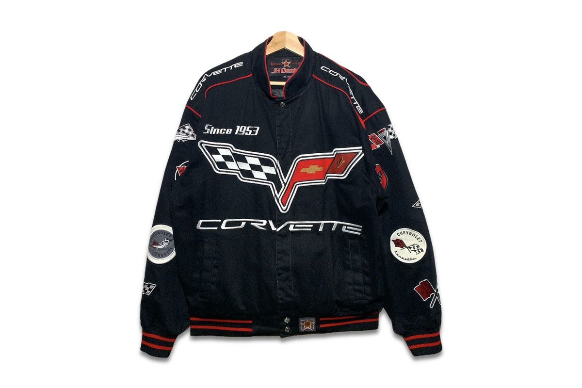 Corvette × Jeff Hamilton × Racing VTG JEFF HAMILTON CHEVROLET CORVETTE ...