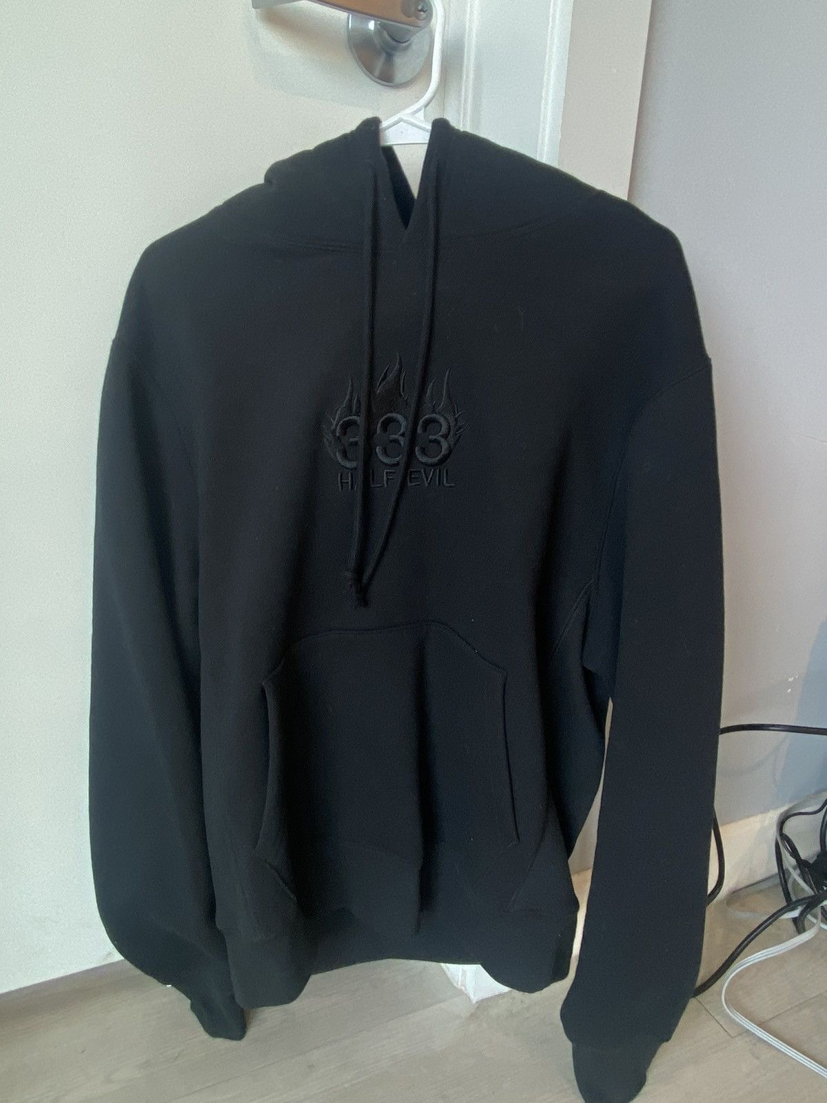 Half Evil Half Evil Hoodie Black Logo | Grailed