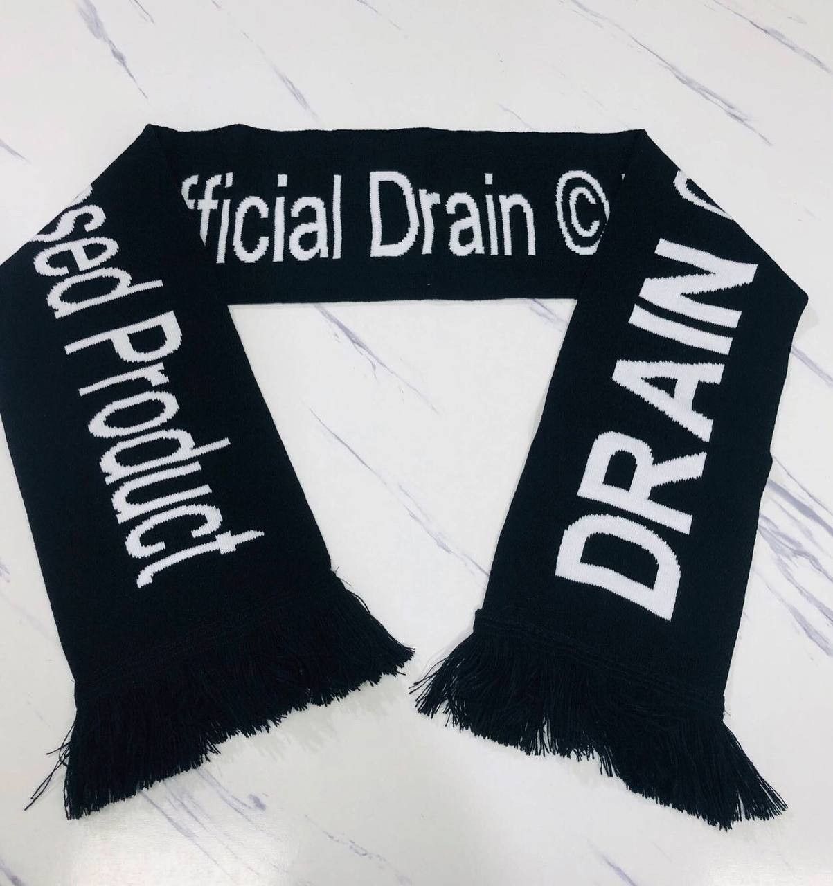 Drain Gang × Sad Boys Official Drain Scarf | Grailed