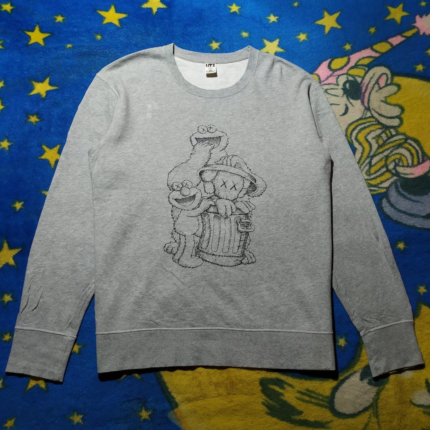 Kaws × Streetwear × Uniqlo Kaws X Sesame Street Companion Trash Can ...