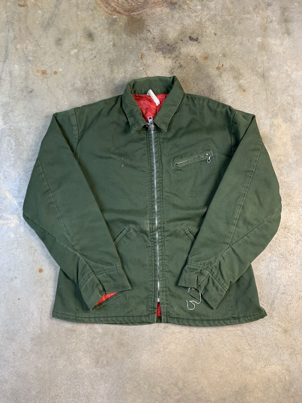Vintage 1970’s Vintage Key Imperial Full Zip Lined Worked Jacket | Grailed
