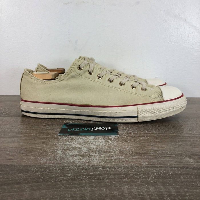 Converse Converse Chuck Taylor All Star Washed Ox Beige Men's 10.5 ...