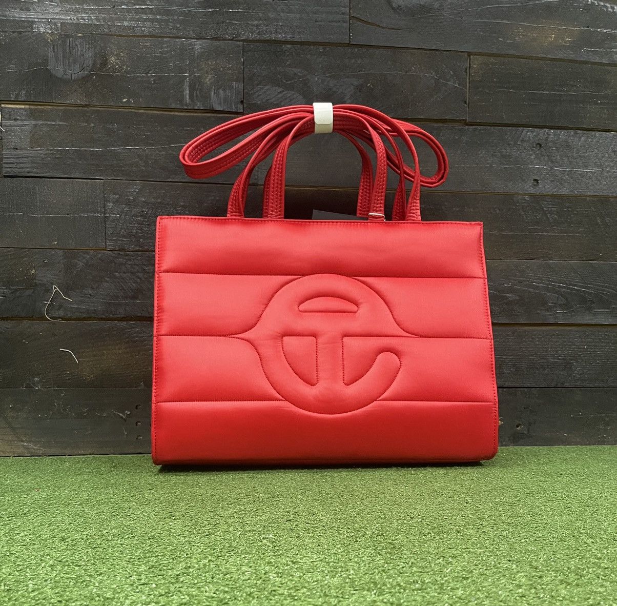 Telfar Red Medium Puff Shopper Telfar Bag | Grailed